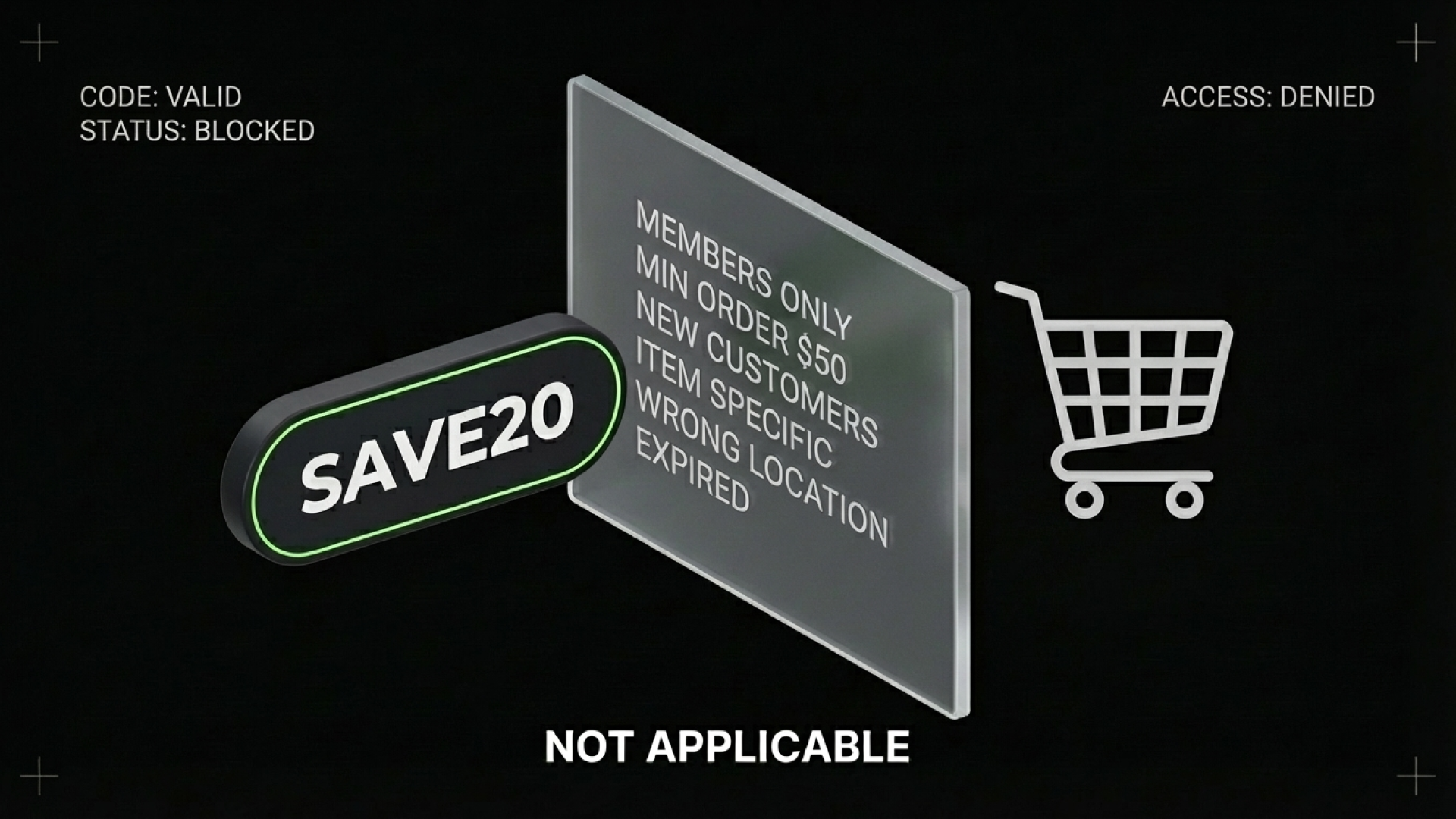 Why Promo Codes Say “Not Applicable” at Checkout
