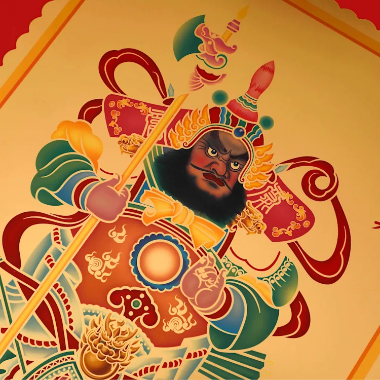 Exploring the Mystical World of Chinese Door Gods: Guardians of ...