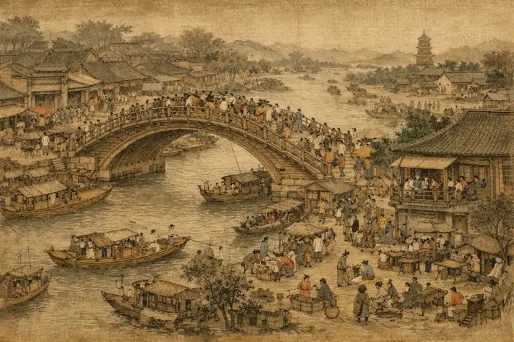 qingming scroll interactive
