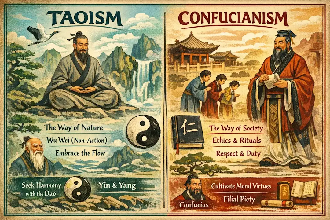 Chinese Culture Taoism vs Confucianism (2026): Who Shaped China More?