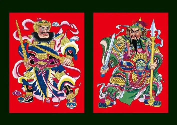 Exploring the Mystical World of Chinese Door Gods: Guardians of ...