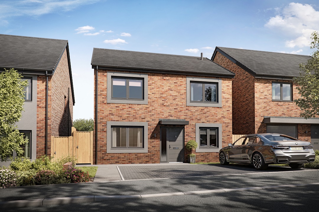 New homes at Woolner Brook, Wigton in Cumbria