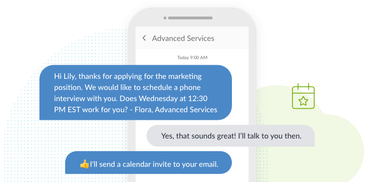 Staffing and Hiring Process Text Message Templates