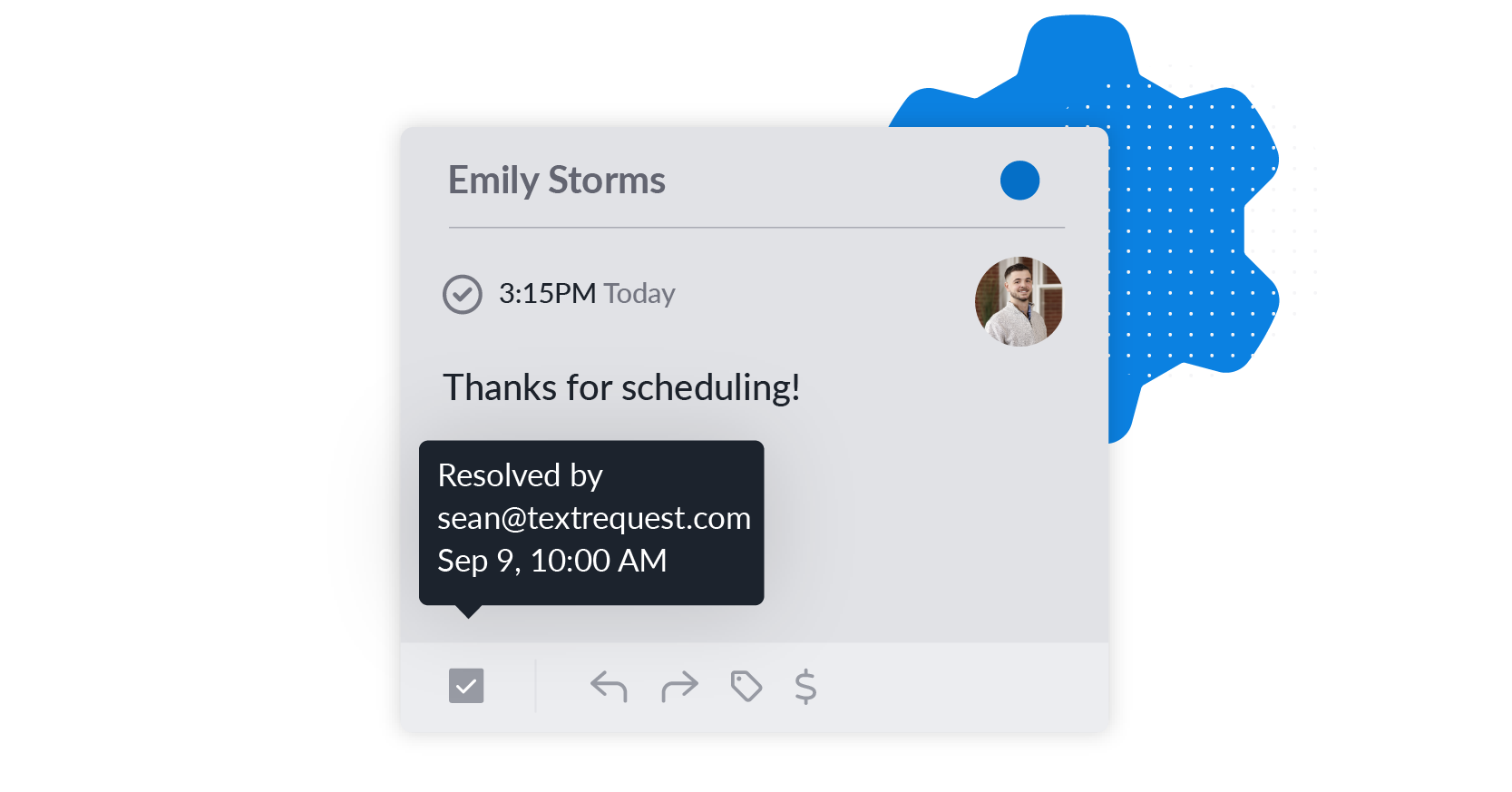 Resolving Text Conversations: Know Who Responded and When