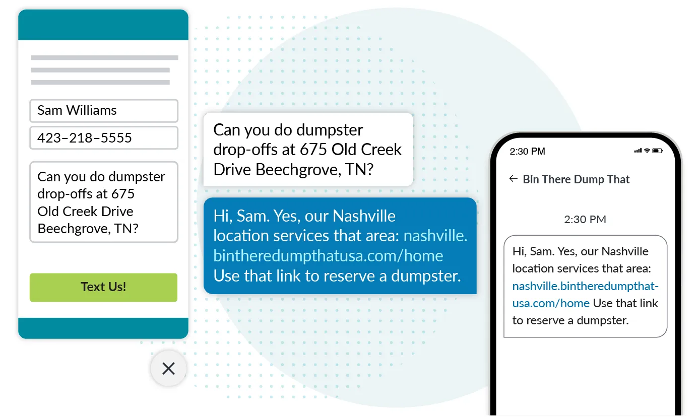 Text Request Talks: 5 Franchise Marketing Tips with Bin There Dump That ...