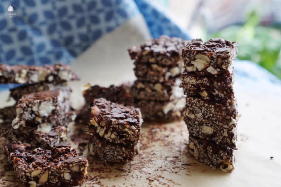 Luftige Schokoladen Riegel – low-FODMAP Rezept - CARA CARE