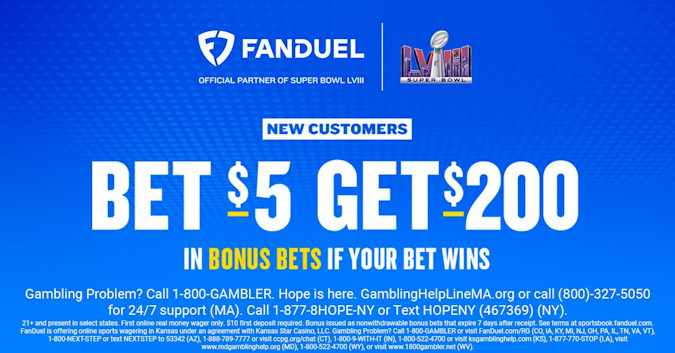 FanDuel Sportsbook: How to Bet $5, Get $200 on the Big Game With the FanDuel Promo Code