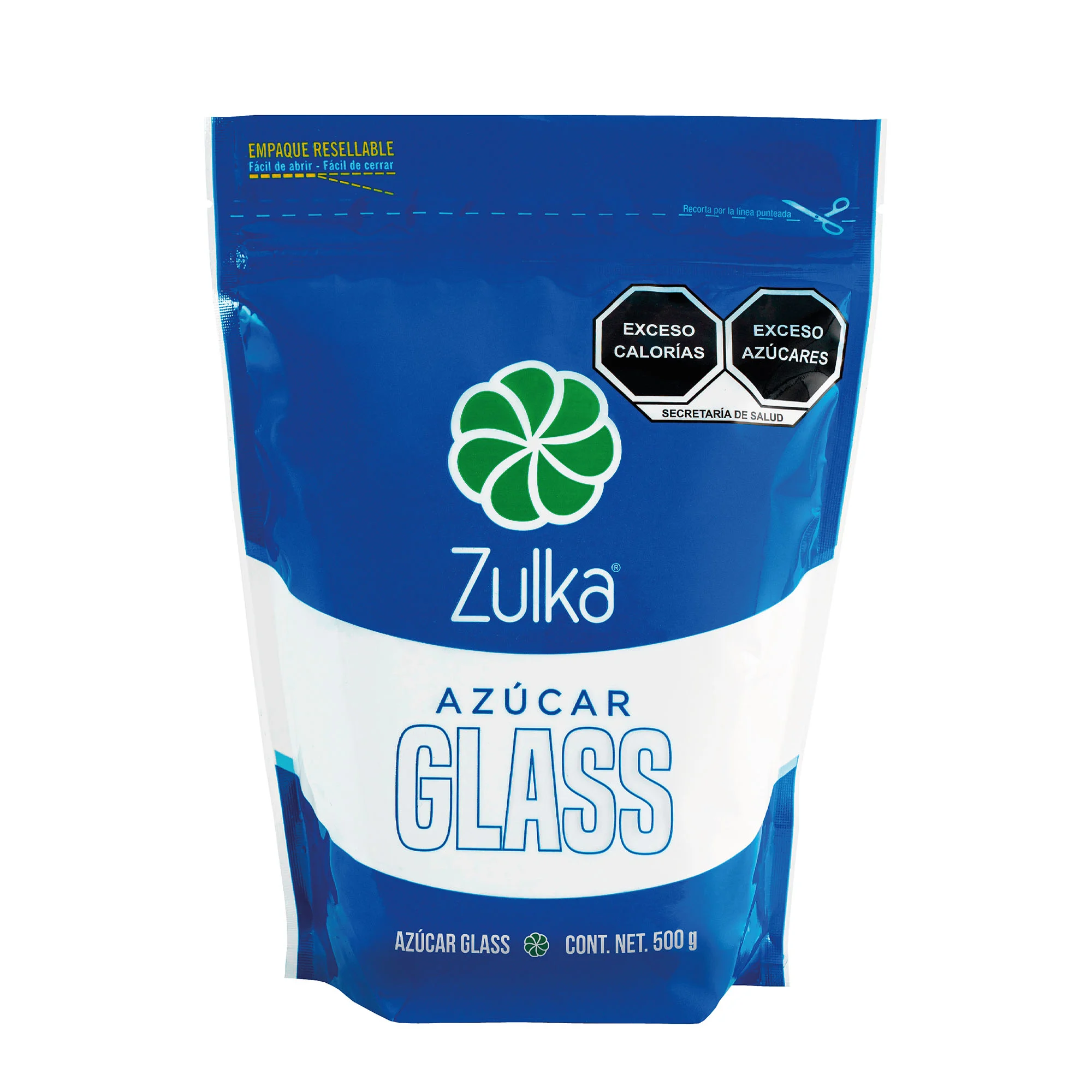 Azúcar Glass Zulka Caja con 20 piezas de 500 g