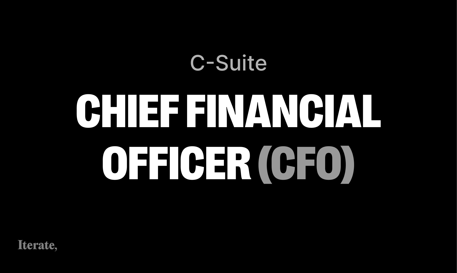 Chief Financial Officer (CFO) | The Org