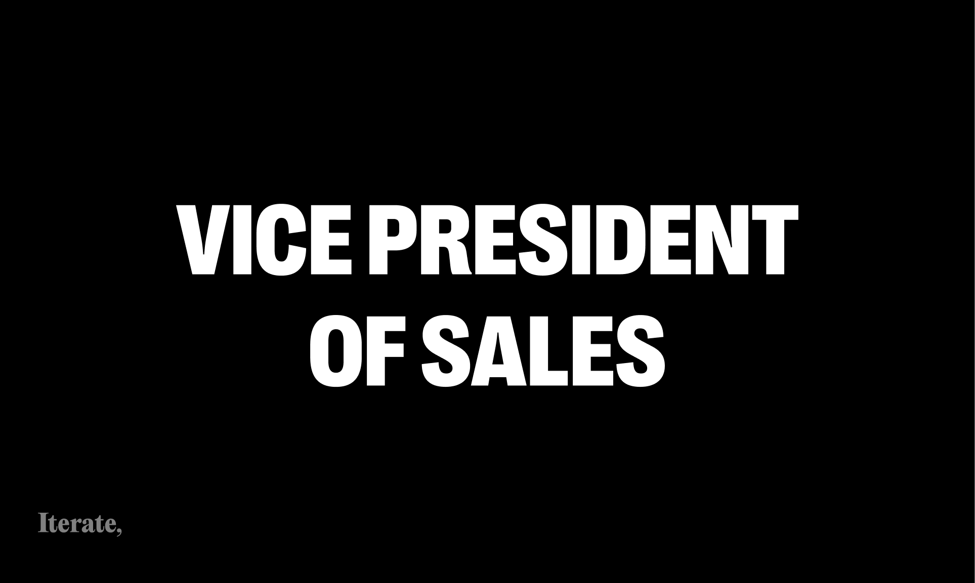 What Is a VP of Sales? | The Org