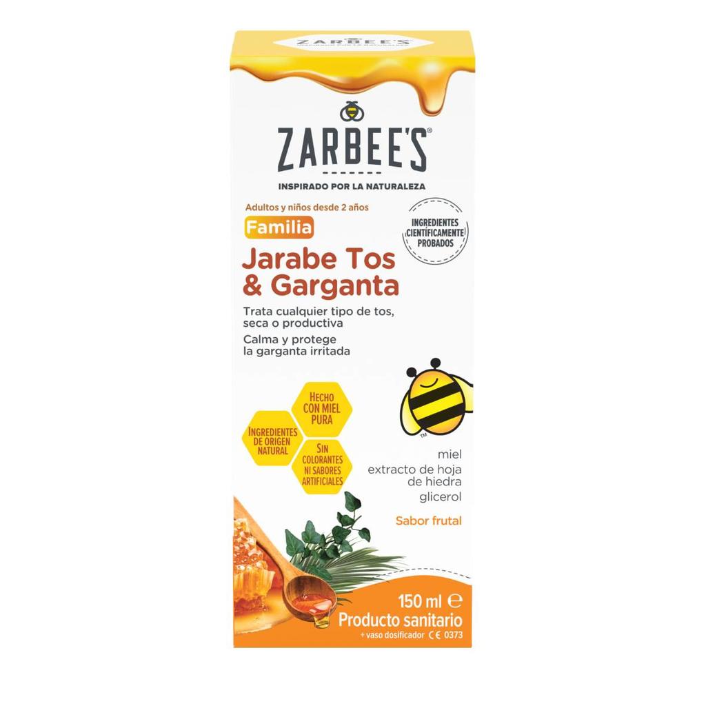 Jarabe Tos y Garganta - Familia | Zarbee's®