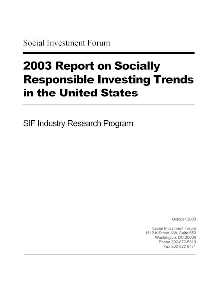 Trends Reports | US SIF