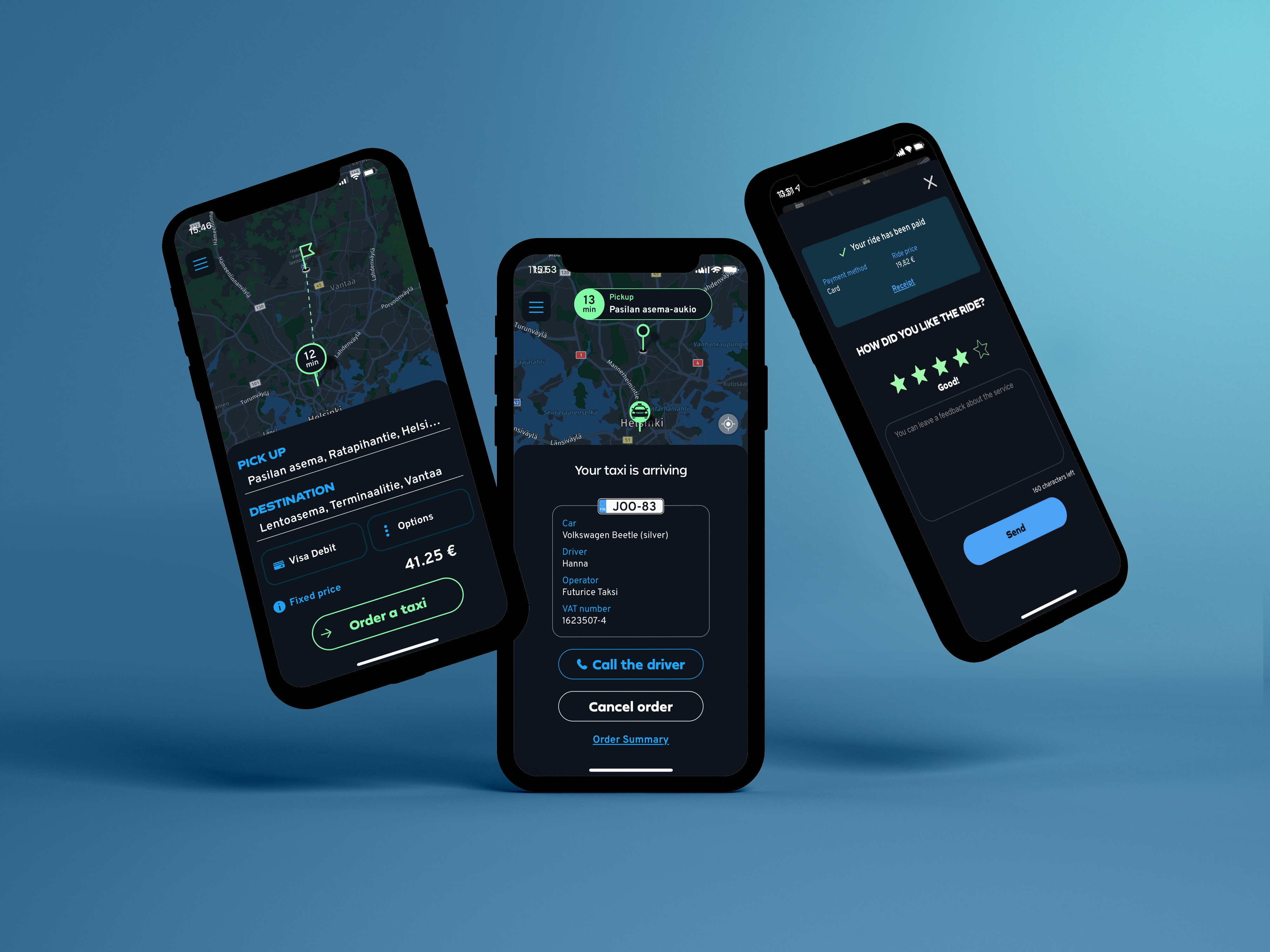 Rebuilding trust in the Finnish taxi business with the new Valopilkku app