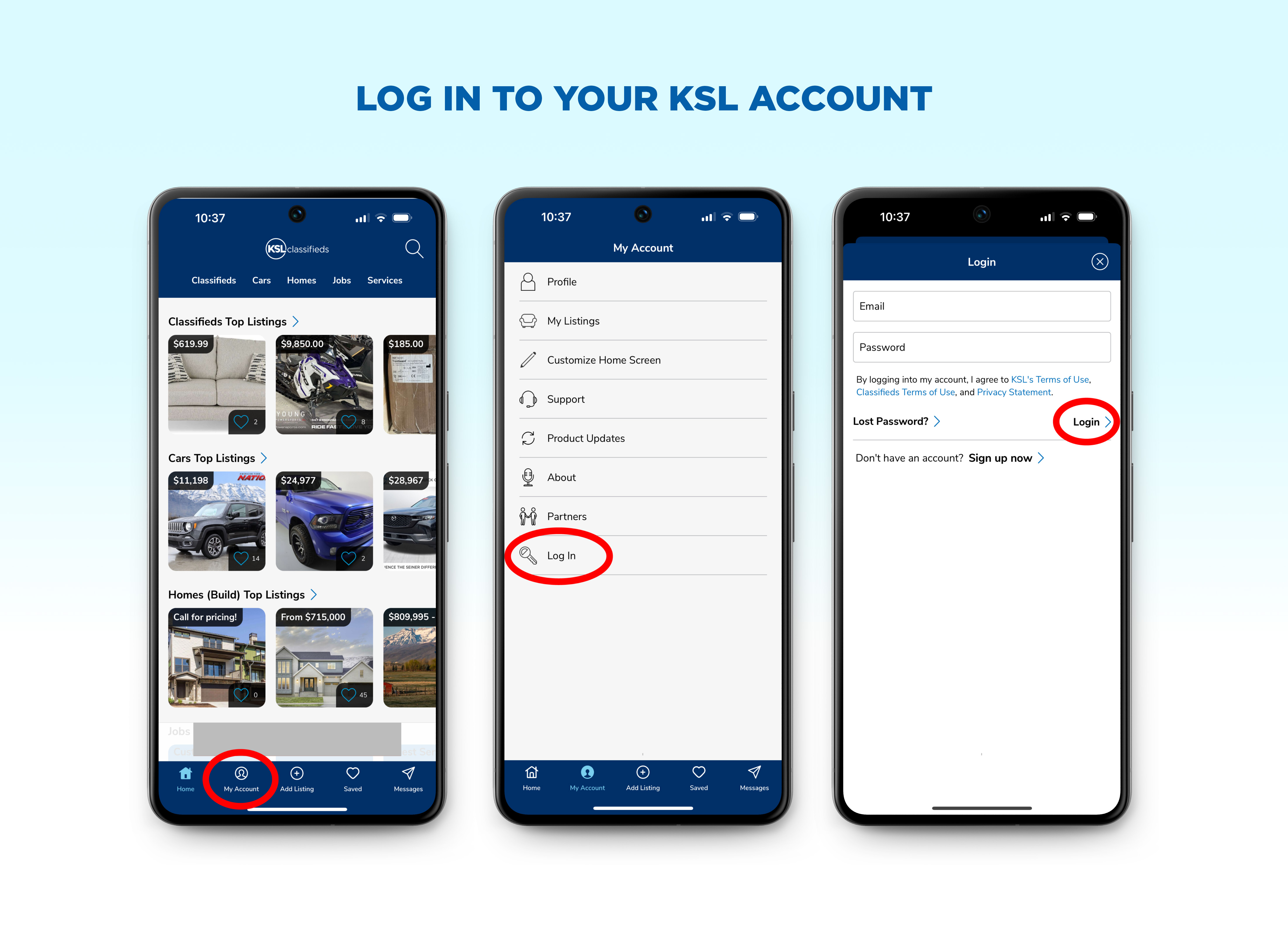 How to add or update your KSL Classifieds profile picture
