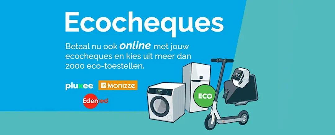 Betalen met ecocheques? Bekijk al onze ecoproducten