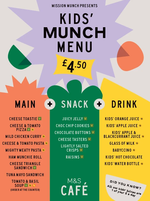 Kids' Munch Menu | M&S Food