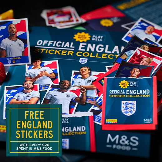 Your home nations, four iconic sticker albums | M&S Food