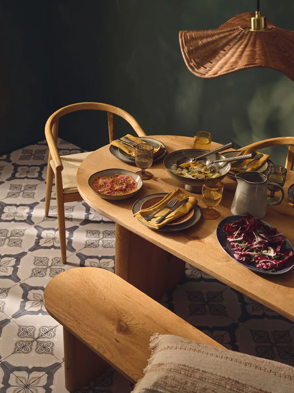 M&S x Fired Earth Collaboration | Unique Earth Tiles | Stylish Fired ...