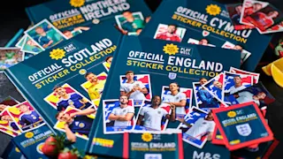 Your home nations, four iconic sticker albums | M&S Food