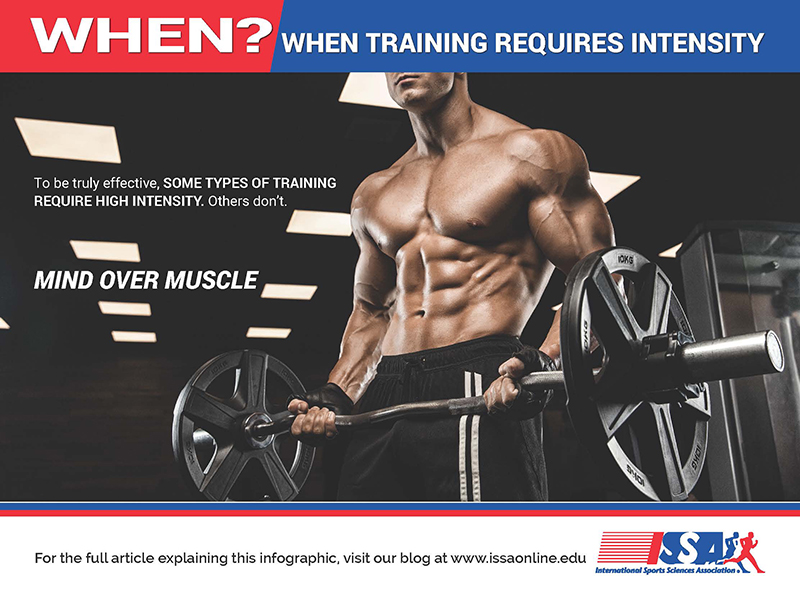 When Training Requires Intensity