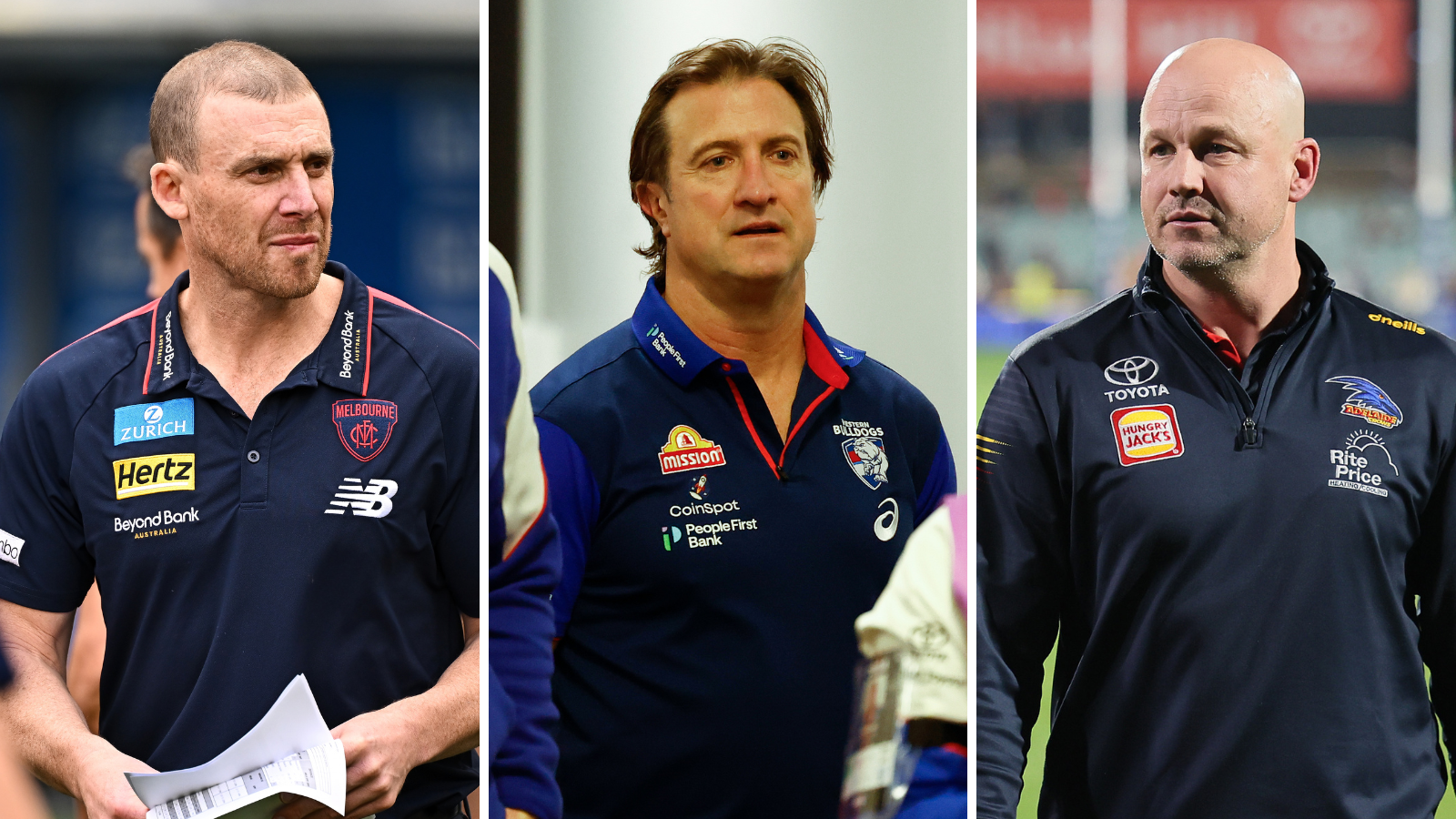 The 12 AFL coaches under pressure in 2025 after Longmire’s shock ...