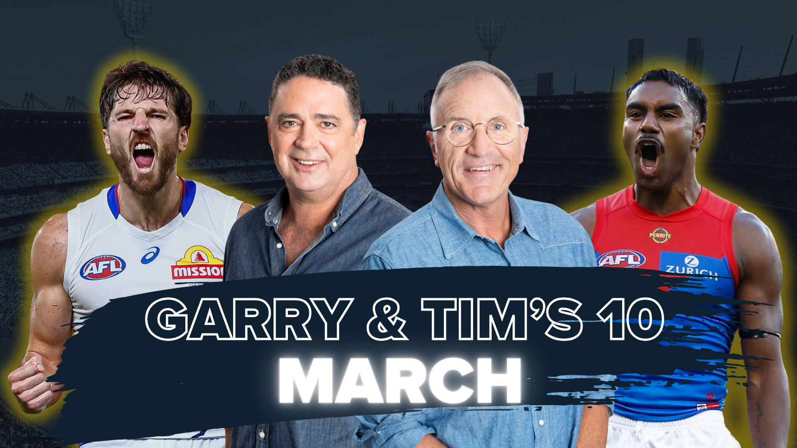 AFL news: Top 10 players of March, Tim Watson, Garry Lyon, SEN