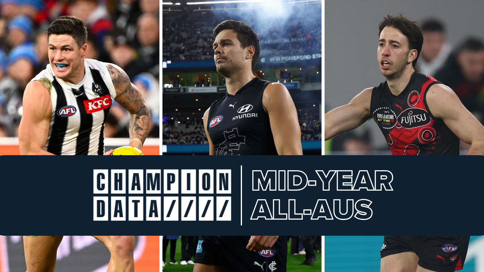 AFL 2025: Champion Data's 2025 mid-season All-Australian team