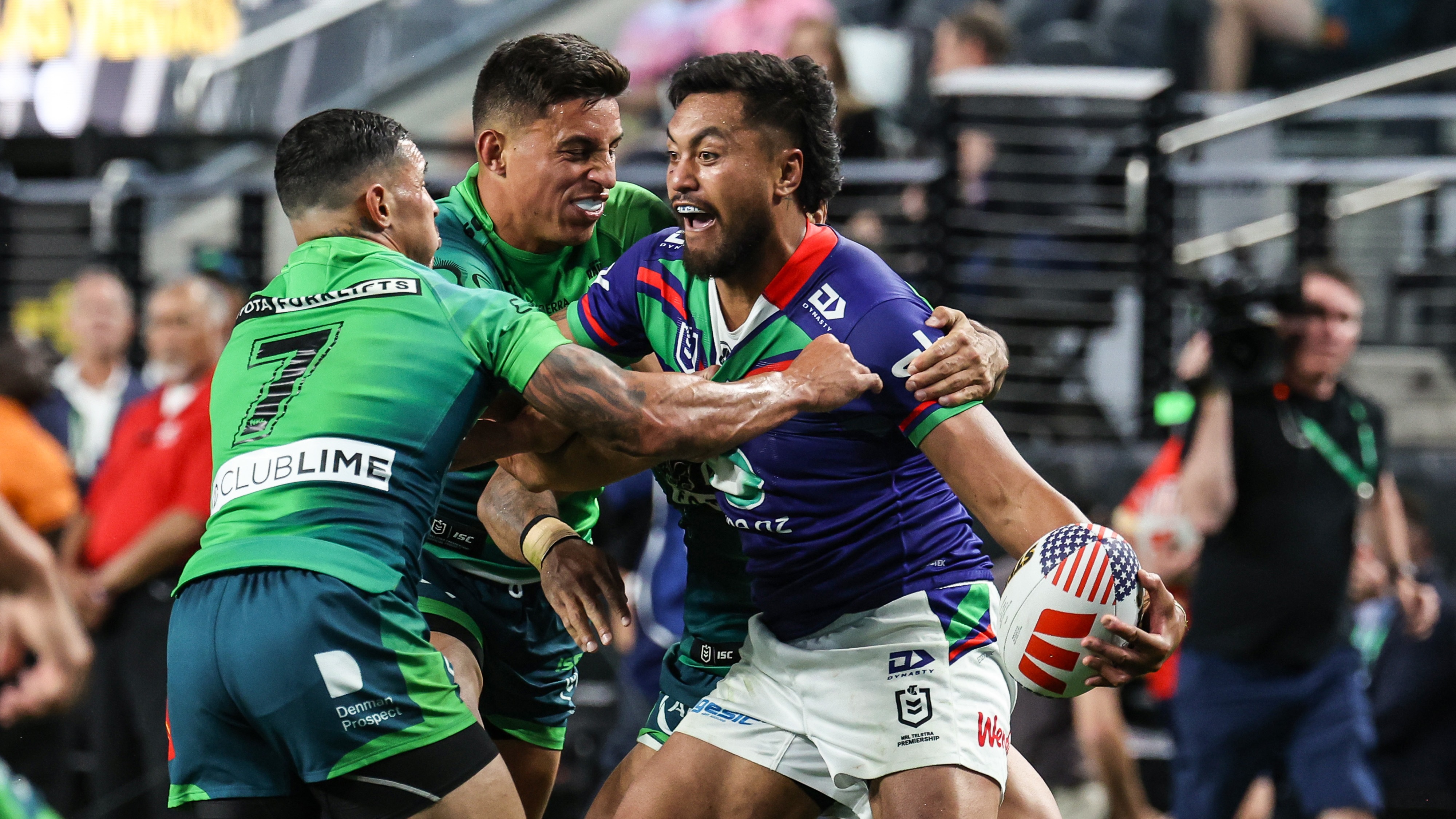 Warriors stumble in Vegas with big loss to open NRL season