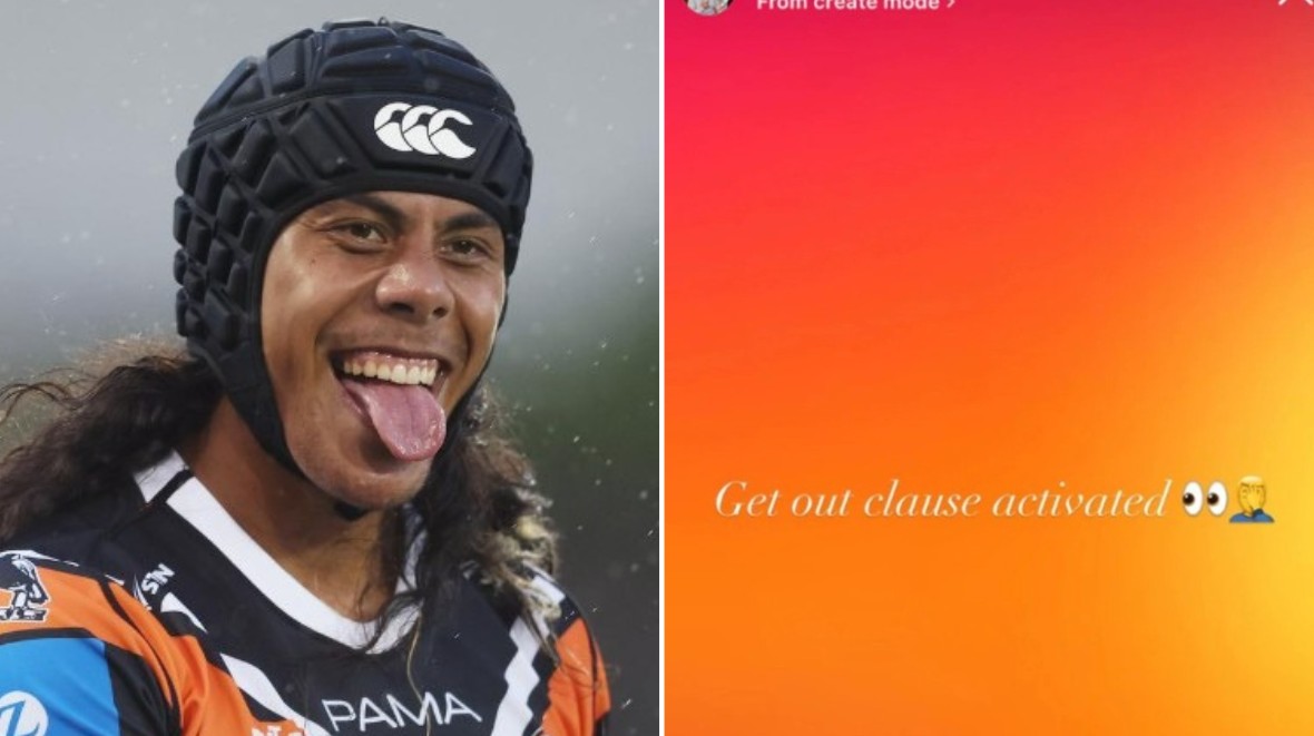 Jarome Luai dad Instagram post: Wests Tigers Storm 64-0