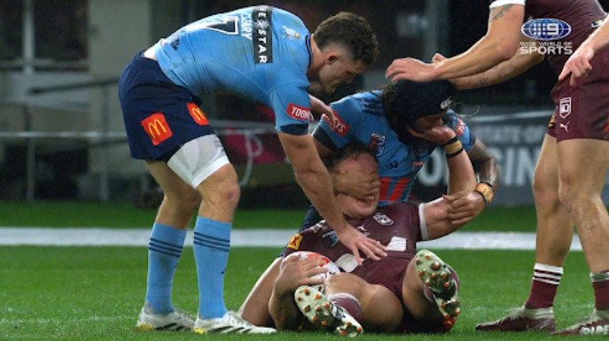 Jarome Luai eye gouge: State of Origin game 2