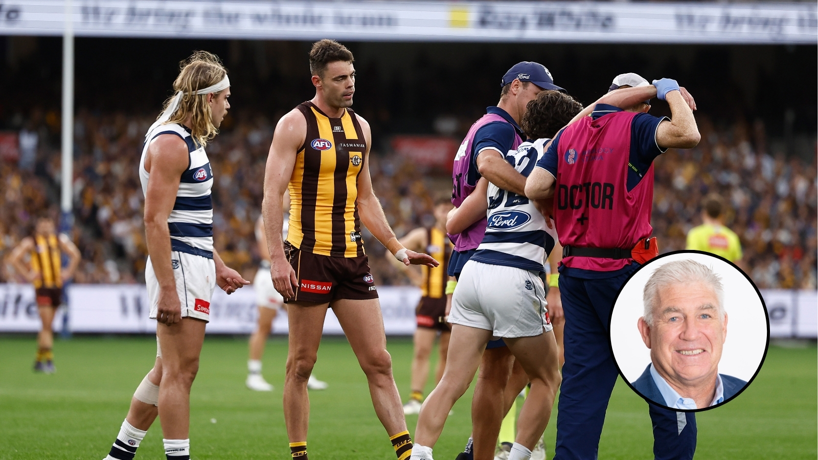 AFL 2025: Red card for Connor Nash incidents, Gerard Healy