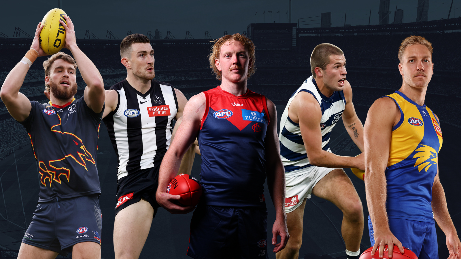 The players from each AFL club who fans would love to see succeed in 2025