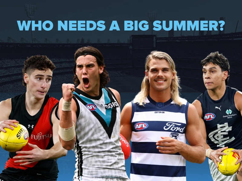 The player at all 18 AFL clubs that needs an enormous pre-season