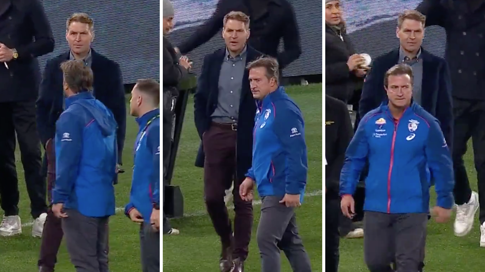 AFL 2025: Kane Cornes reveals what happened in Luke Beveridge incident