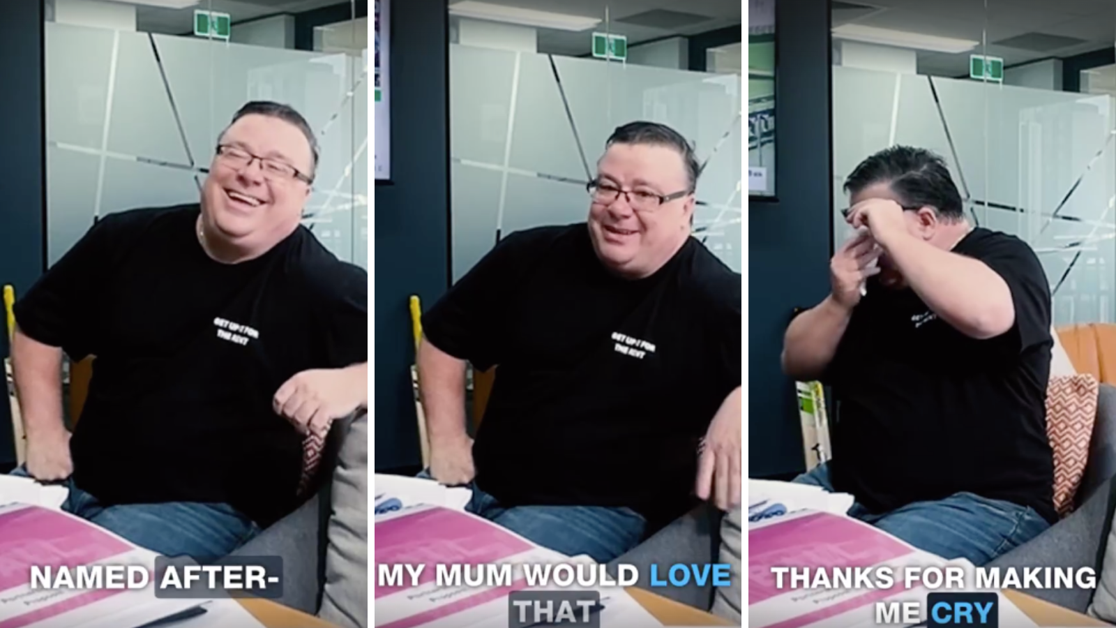 David Taggart emotional reaction The Taggart