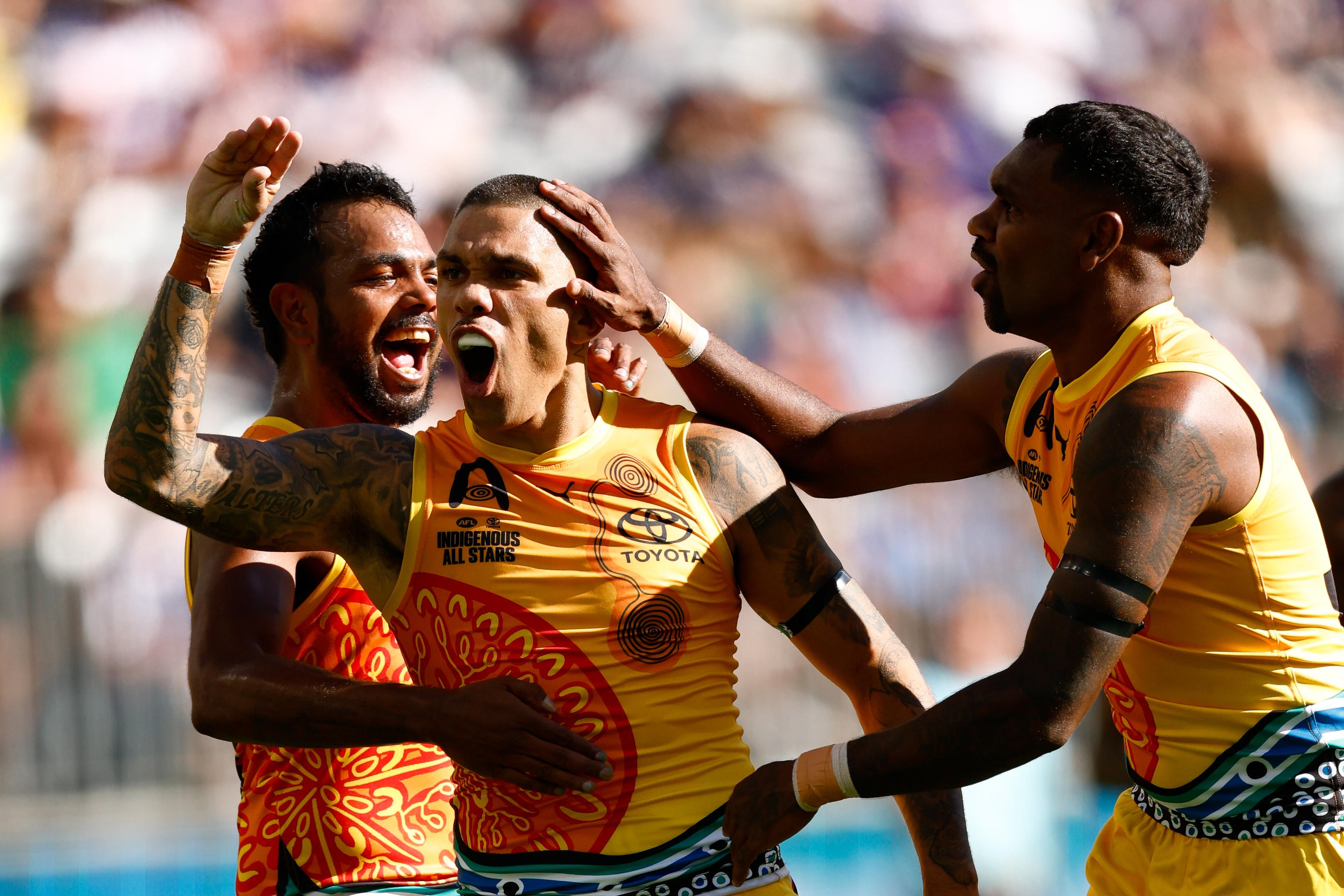 Indigenous All Stars light up Optus Stadium to record special win over ...