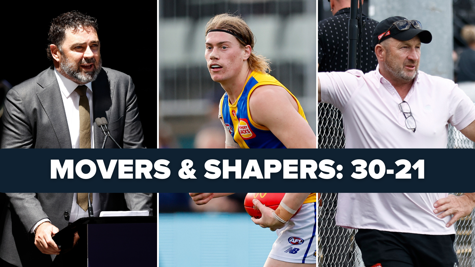 2025 AFL Movers and Shapers: 30-21