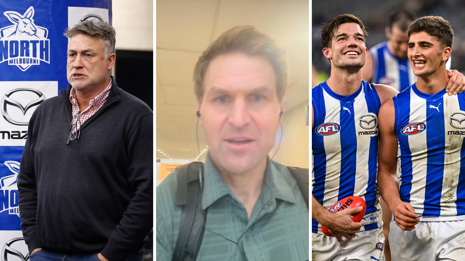 Kane Cornes video North Melbourne, Harry Sheezel