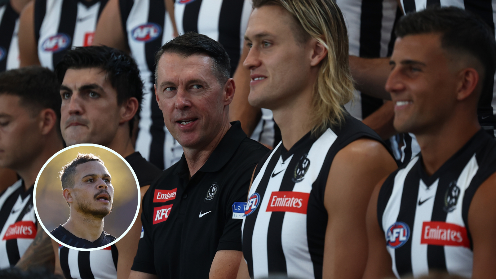 AFL 2026: Collingwood coach Craig McRae Bobby Hill Ed Allan Darcy Moore ...