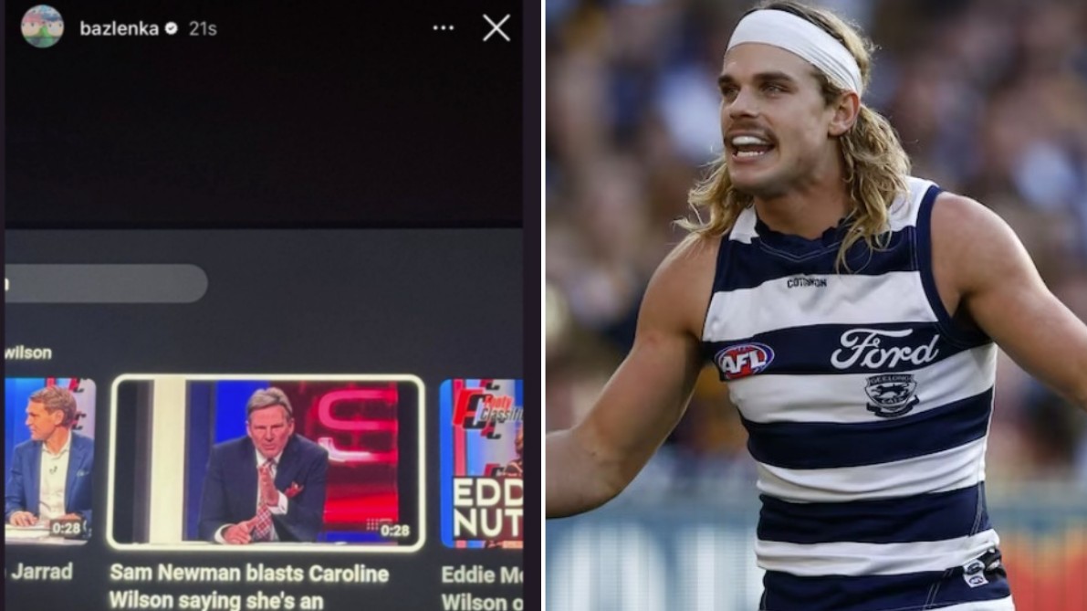 Bailey Smith instagram, Caroline Wilson, Sam Newman, Kane Cornes
