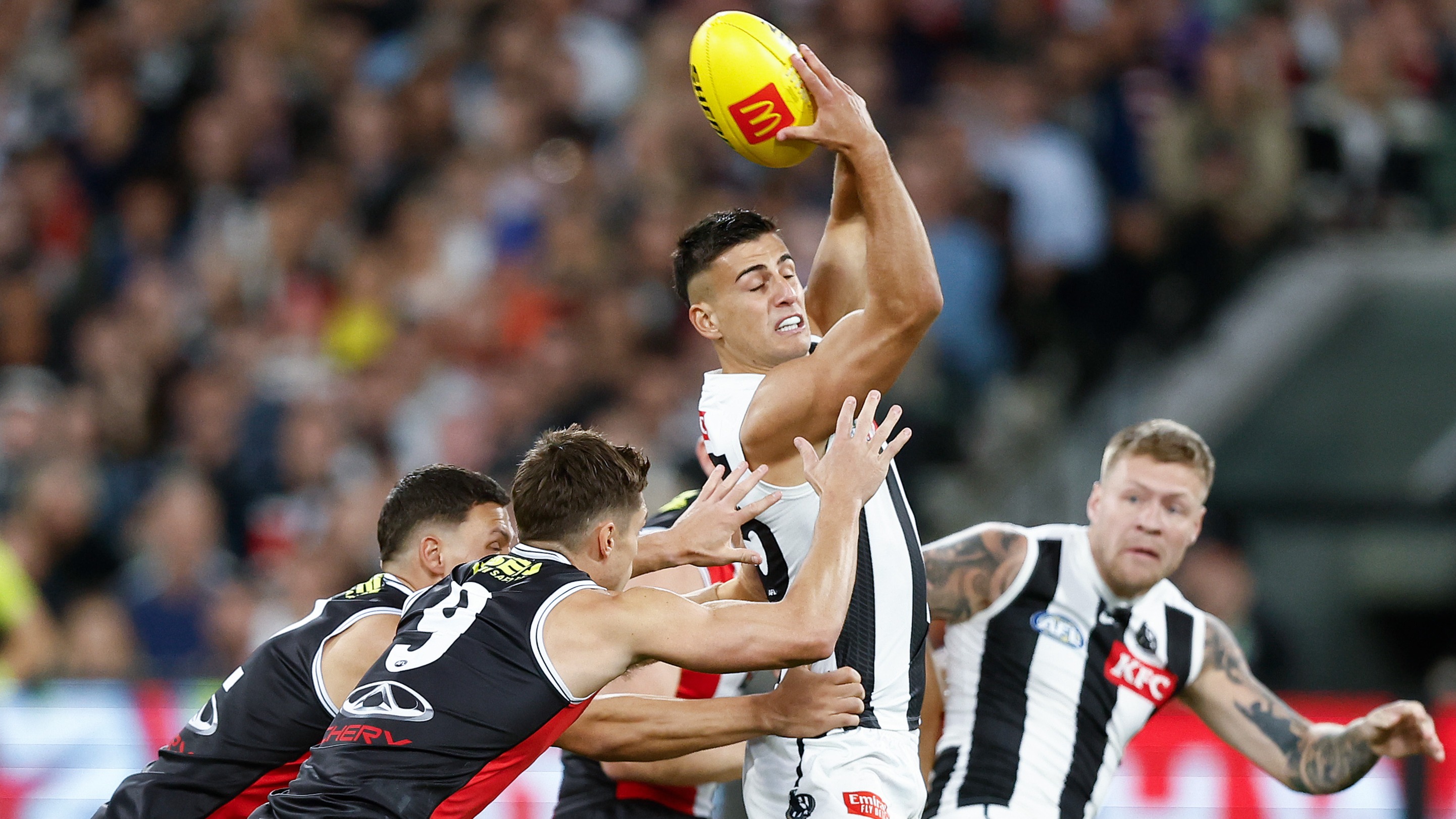 AFL 2025: Craig McRae urges St Kilda's Marcus Windhager to tag Nick Daicos