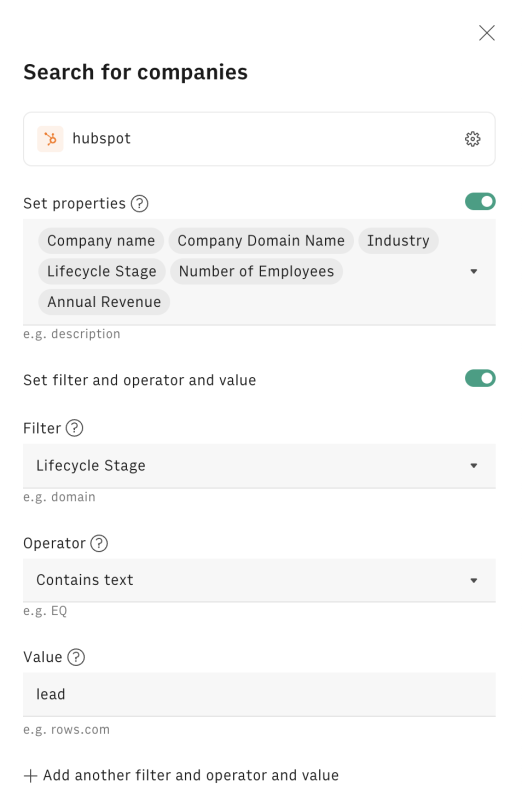 Using Hubspot With Rows Rows