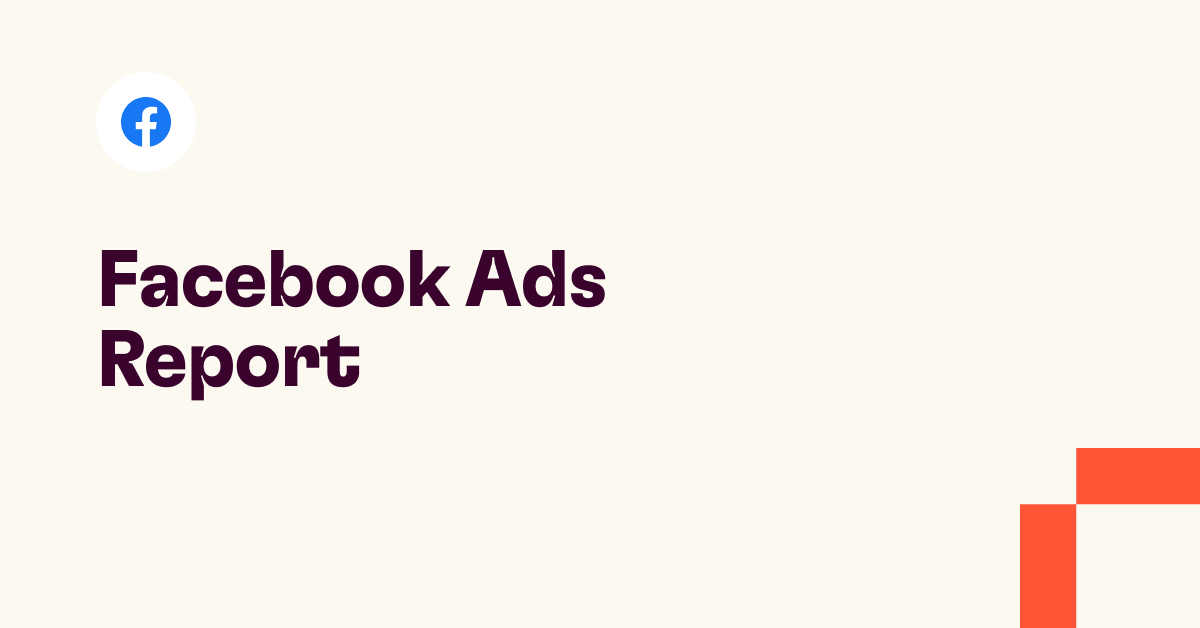 Facebook Ads Campaign Report | Rows template