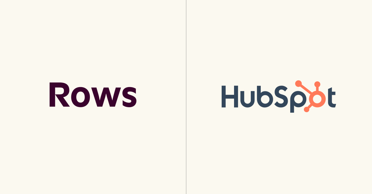 HubSpot | Rows