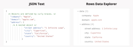 Parsing JSON Rows