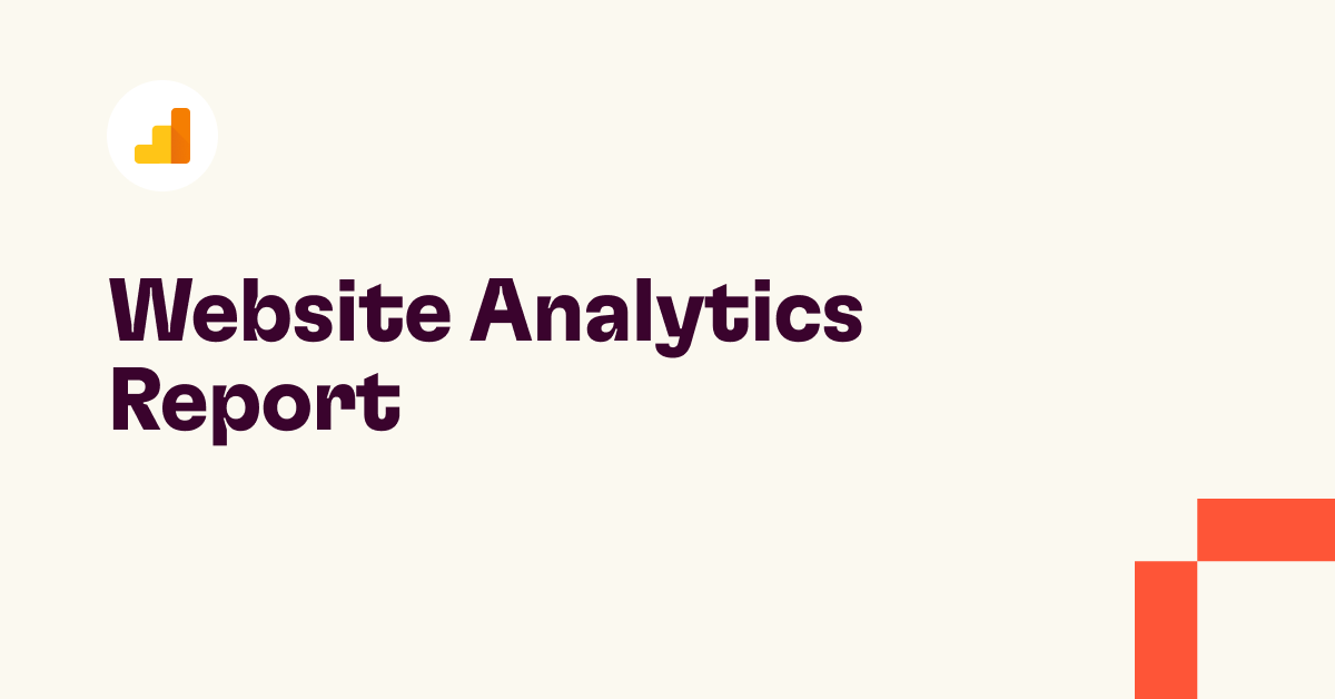 Web Analytics Dashboard | Rows template