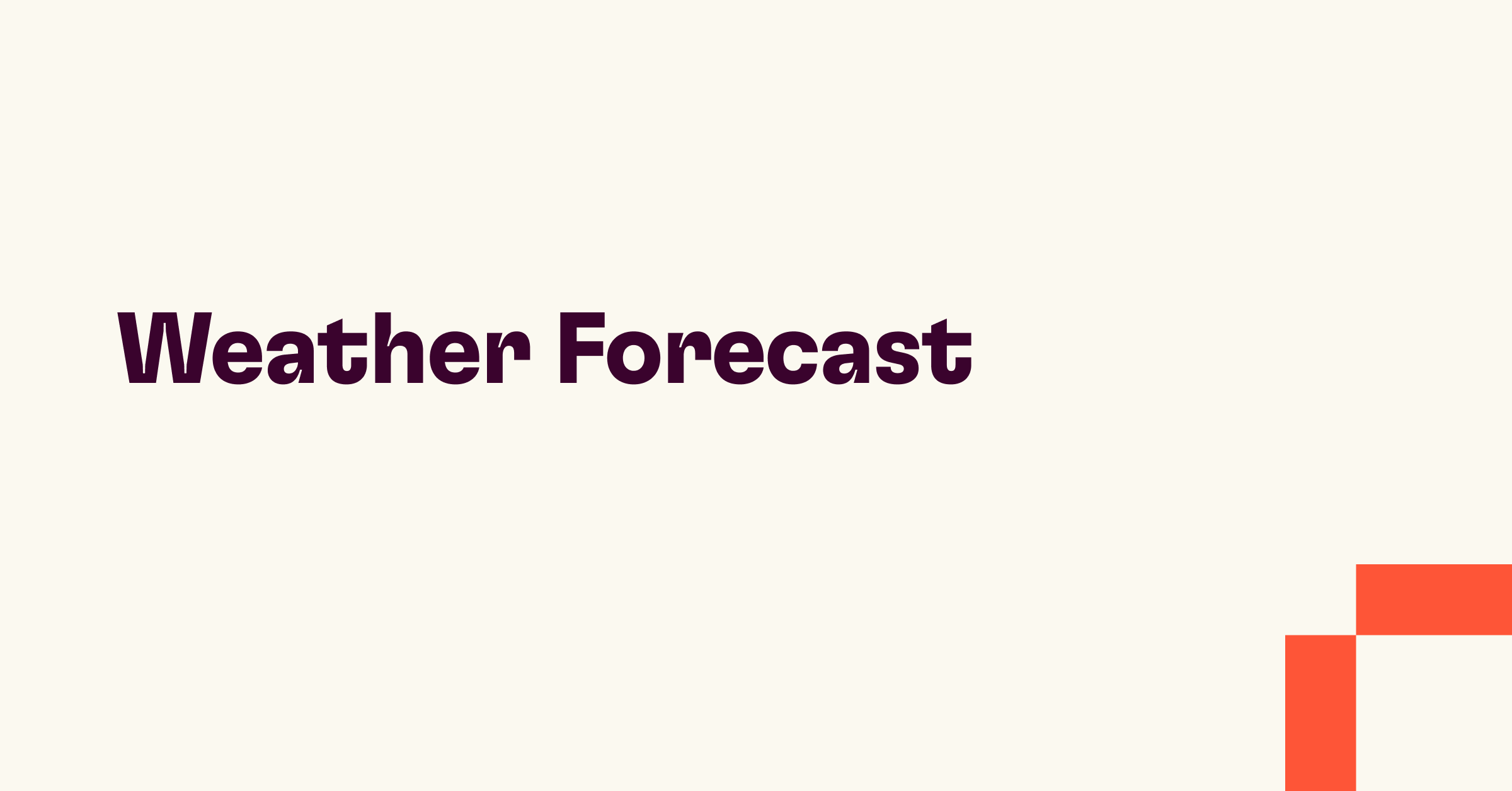 Current Weather