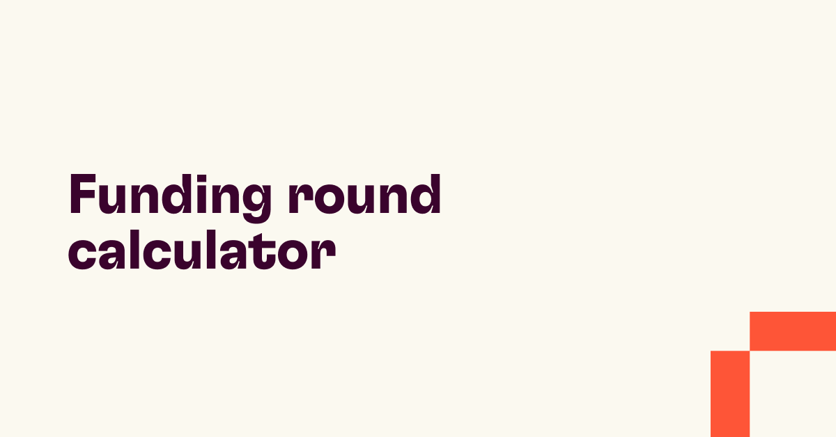 Funding round calculator | Rows template