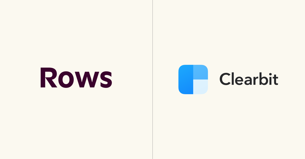 Clearbit | Rows
