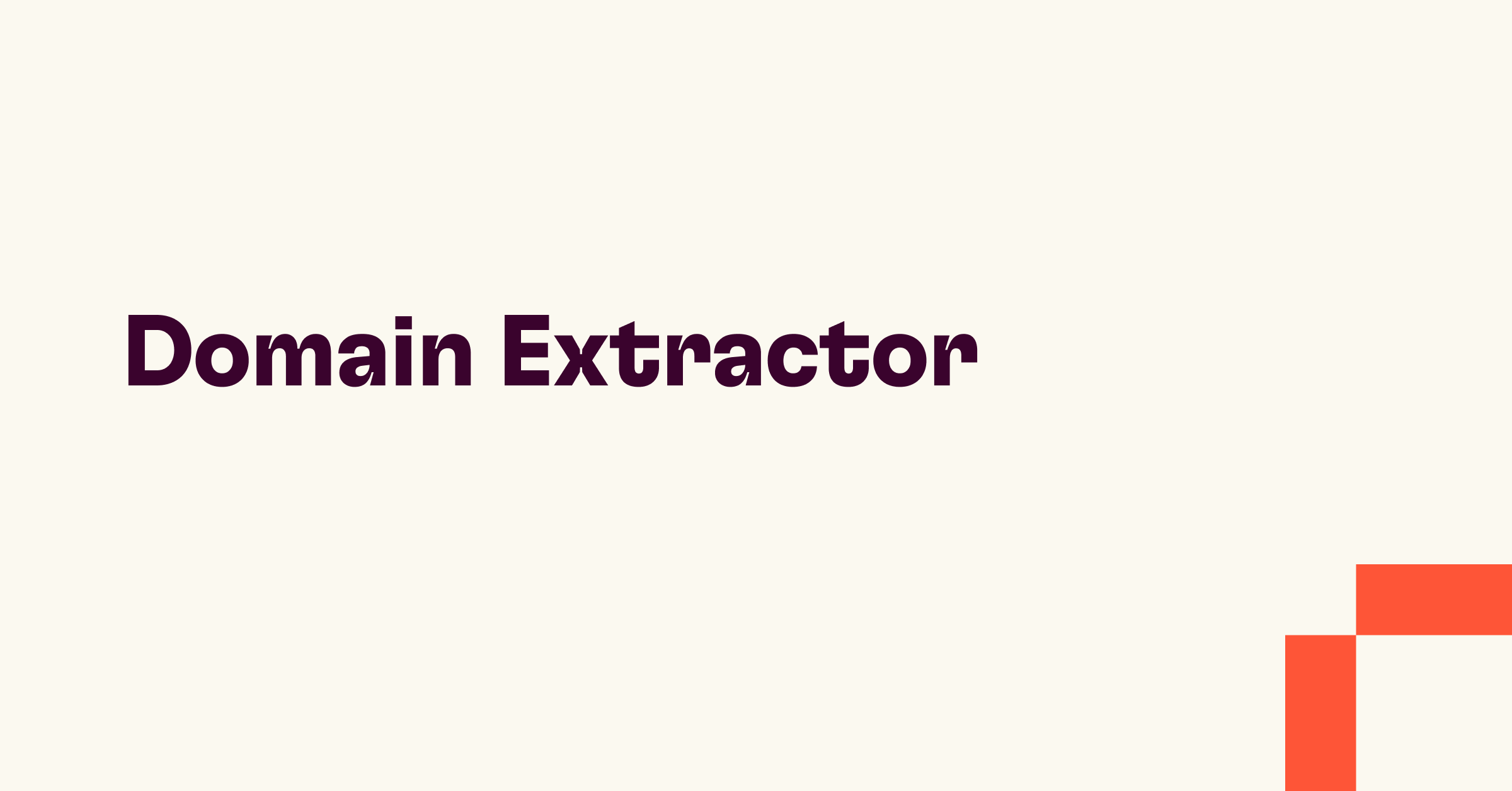 Domain Extractor
